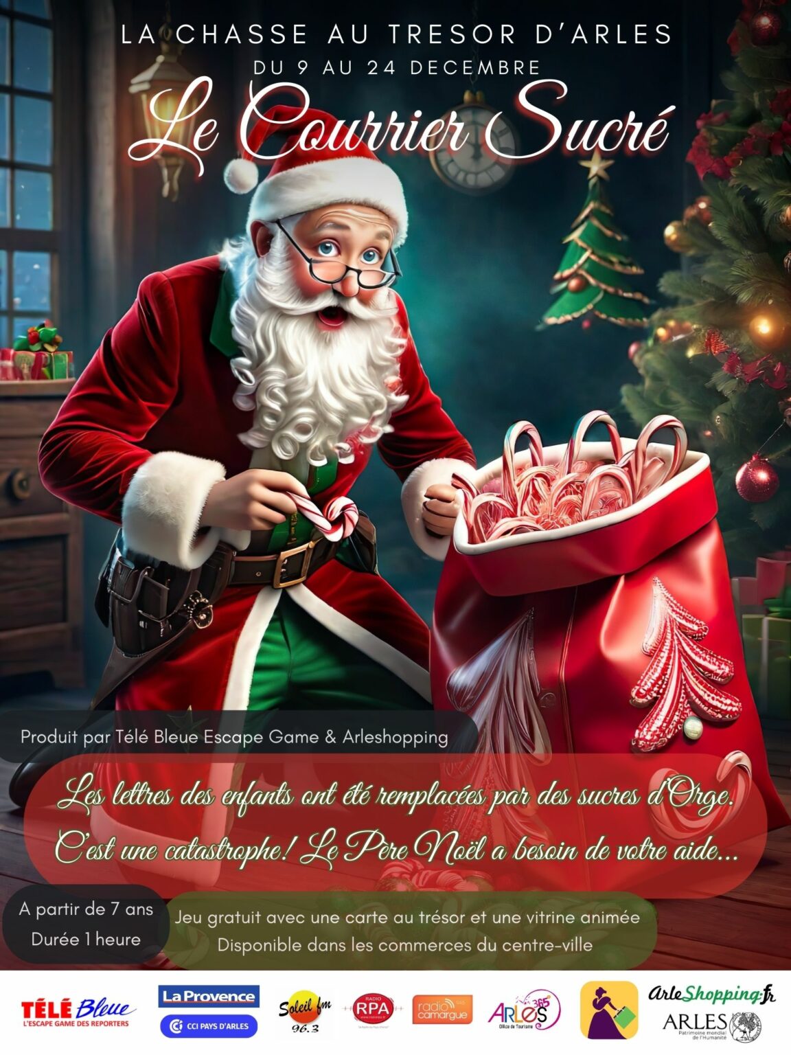 Chasse au trésor de Noël à Arles - 9 au 24 décembre - Télé Bleue Escape ...